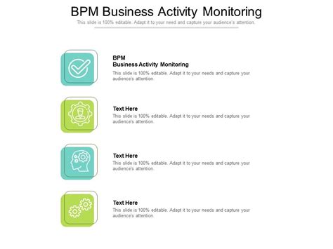 Bpm Business Activity Monitoring Ppt Powerpoint Presentation Icon