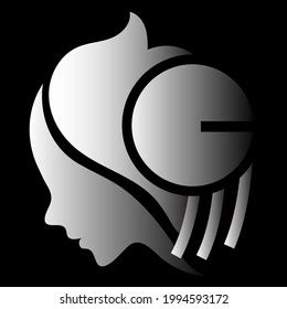 Vector Black Gradient Color Logo Design Stock Vector Royalty Free