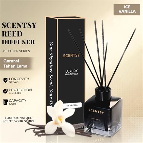 Jual Scentsy Diffuser Ice Vanilla Pengharum Ruangan 100 Ml 50 Ml Reed