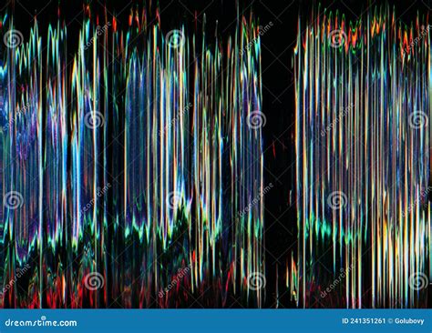 Colorful Distortion And Flickering In Pixels Motion Pixel Background