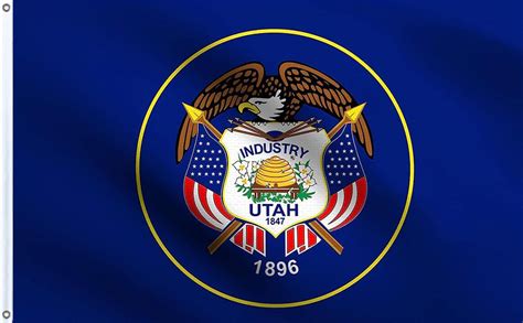 Utah State Flag Double Sided 3x5 Outdoor Ut State Flag
