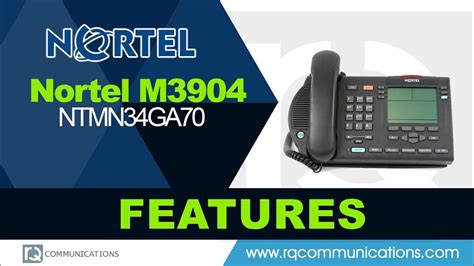 The Nortel M3904 Digital Phone Overview Youtube