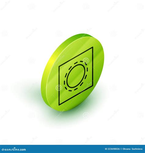 Isometric Line Condom In Package Safe Sex Icon Isolated On White