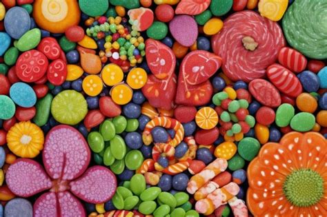 Premium Ai Image A Colorful Array Of Natures Candy Arranged In A