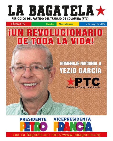 El Consejo Editorial Partido Del Trabajo De Colombia Ptc