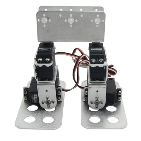 Assembled 4 Dof Biped Robot Educational Robotic Kit Servo Bracket With