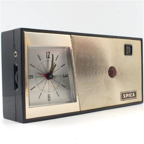 Transistor Radio With Clock Etsy