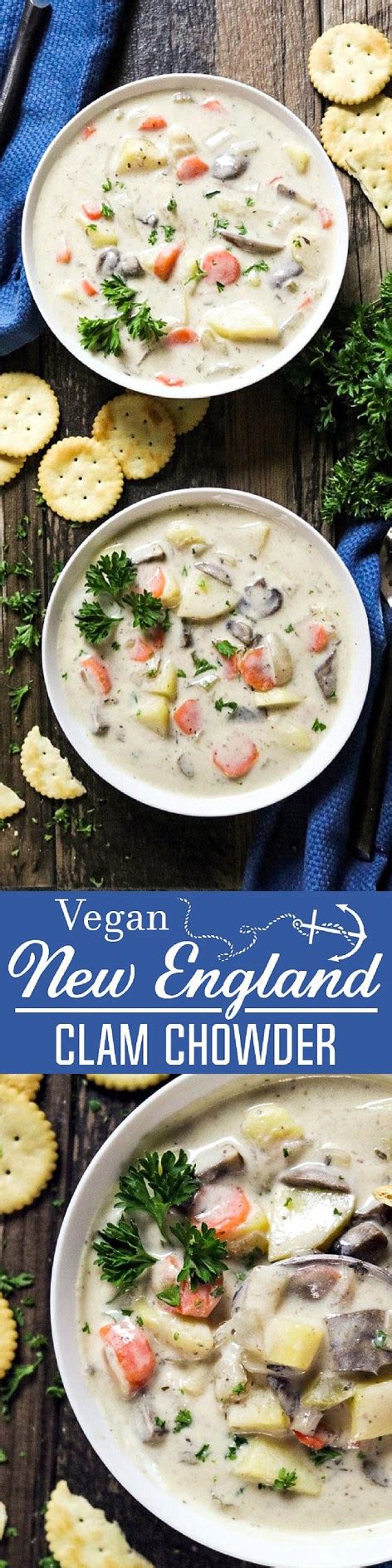 New England Vegan Clam Chowder Recipe Vegan Clam Chowder Recipes