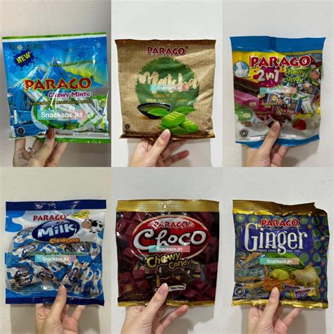 Jual Parago Milk Chewy Candy Chewy Mints And Melon Parago Chocolate Parago Ginger Parago