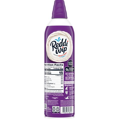Reddi Whip Ingredients