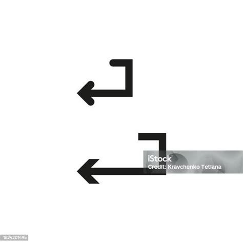 Ilustración De Icono De Flecha De Regreso Ilustración Vectorial Eps 10 Y Más Vectores Libres De