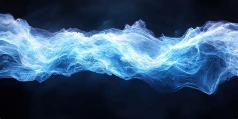 Abstract Blue Energy Waves Stock Illustration Illustration Of Graphic