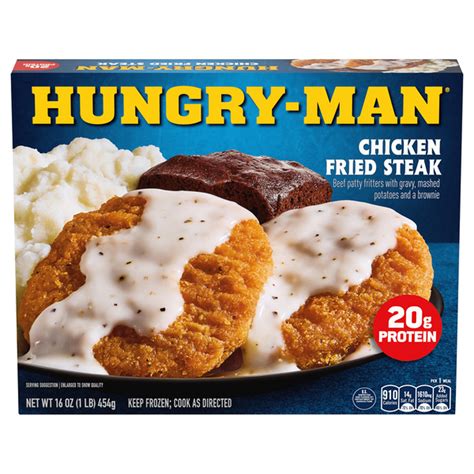 Hungry Man Chicken Fried Steak Frozen Meal 16 Oz Delivery Or Pickup