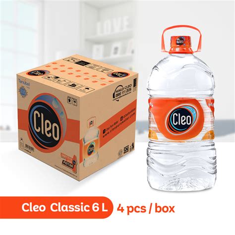 Jual Cleo Air Murni 6000 Ml Karton 4pcs Shopee Indonesia