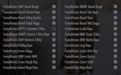 Issues With Certain Animations Not Playing Technical Support Sexlab