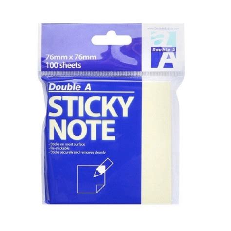 Giấy Note Màu Vàng 3x2 Double A 76mm X 51mm Shopee Việt Nam
