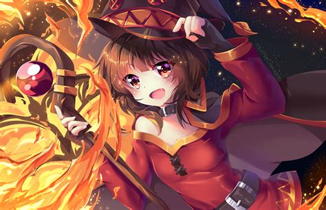 Megumin Konosuba Hd Wallpaper Background Image 1920x1242