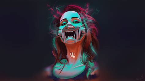 Cyberpunk Gas Mask 4k Wallpapers Wallpaper Cave