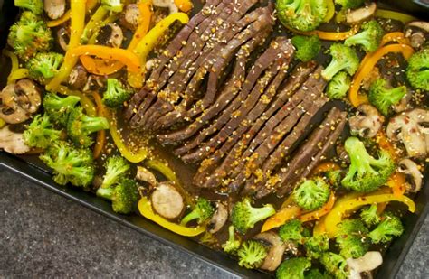 No Grill Flank Steak Sheet Pan Dinner Forkly