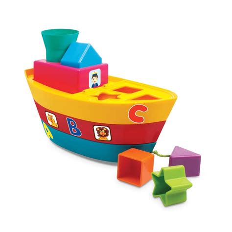 Giggles Stack A Boat 2 In 1 Pull Along Toy — Toycra