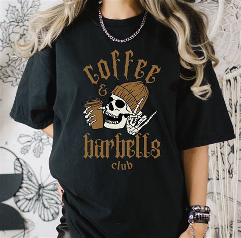 Coffee And Barbells Club Comfort Color T Shirt Wod Pump Cover Squat