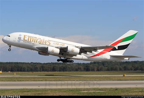 A6 Edm Airbus A380 861 Emirates Claudio Fossati Jetphotos