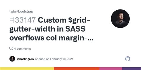 Custom Grid Gutter Width In Sass Overflows Col Margin Right · Issue