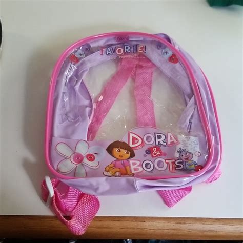 No Brand Accessories Dora And Boots Clear Backpack Final Price