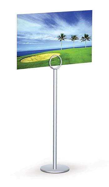 Mini Wire Loop Holders Tabletop Sign Holders Display Aisle