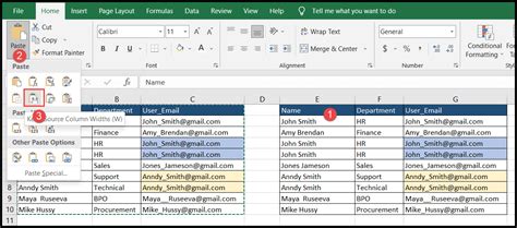 Copy And Paste Column Width In Excel Quick Guide
