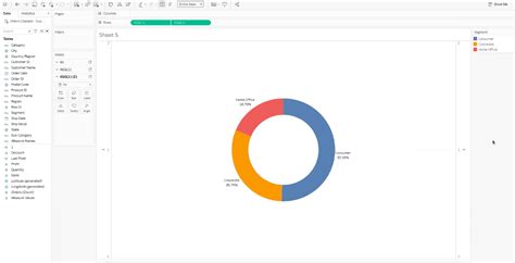 Make A Pie Chart Smaller In Tableau Calculated Field