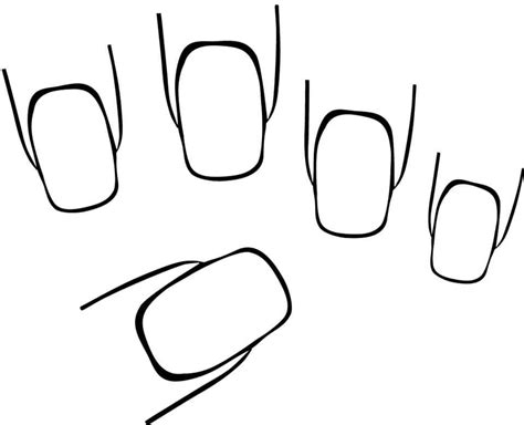 Pin On Nail Colors And Designs Printable Nail Art Practice Sheet Nail Drawing Printable Nail Art