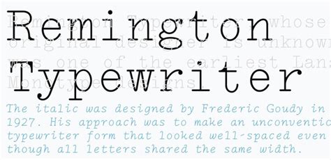22 Of The Best Typewriter Fonts Creative Bloq