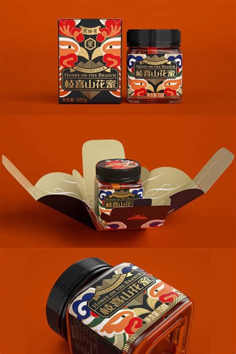 Creative Honey Jar Label Design Packaging Labels Design Creative