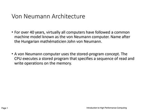 harvard vs von neumann architecture pptx computing technology and computing