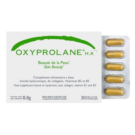 Oxyprolane Ha Anti Aging Dietary Supplement With Hialuronic Acid And