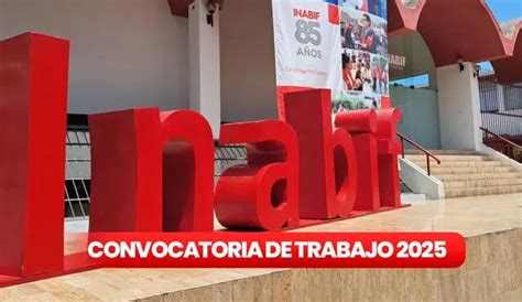 Solo Necesitas Secundaria Completa Inabif Ofrece Más 200 Puestos De