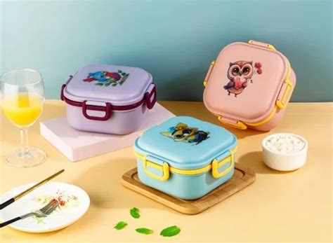 Capacity 800 Ml Quick Bite Lunch Box In 3 At ₹ 48piece In Rajkot