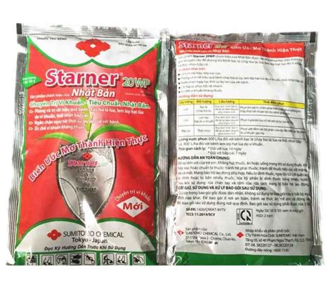 Liều Dùng Cách Sử Dụng Thuốc Trừ Bệnh Starner 20wp Cho Lan