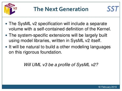 Sysml V2 And The Next Generation Of Modeling Languages