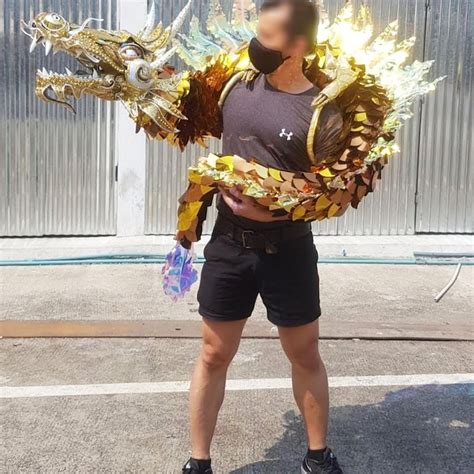 Shoulder Dragon Pattern Etsy