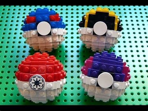 Lego Great Ball Ultra Ball And Master Ball Pokemon Instructions