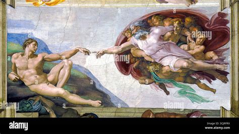 Ceiling Of The Sistine Chapel Stock Vector Images Alamy