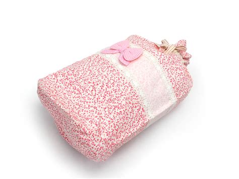 Underwear Drawstring Cotton Bag With Bowknot
