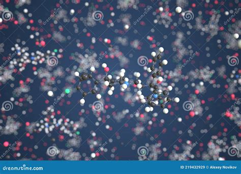 Loperamide Molecule Molecular Structures Imodium 3d Model