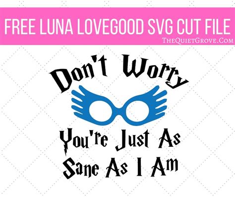 Luna Lovegood Glasses Svg Free Marihukubun