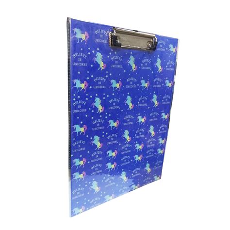 Single Cardboard Clipboard Assorted Designs A4 Bernasos Company For