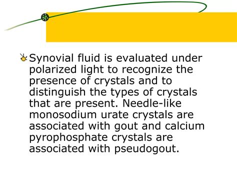 Synovial Fluid Analysis Ppt