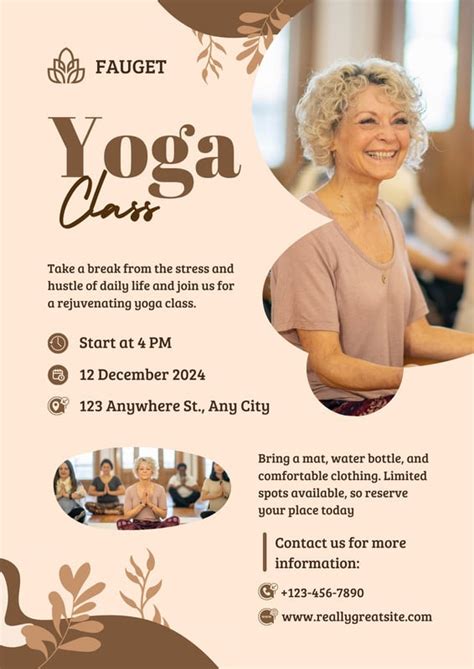 Free Customizable And Printable Yoga Flyer Templates Canva