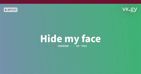Hide My Face Profile Hide My Faceプロフィール Vkgy ブイケージ